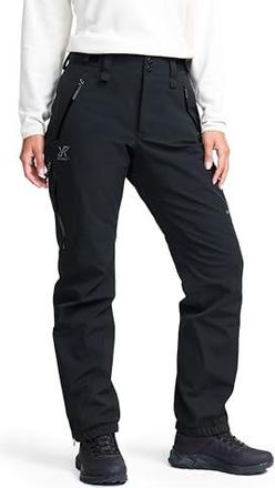 RevolutionRace Cyclone 3L Shell Pants pour Femme, Pantalon Imperm&eacute;able avec R&eacute;flecteurs Recco pour la Randonn&eacute;e, Black, L