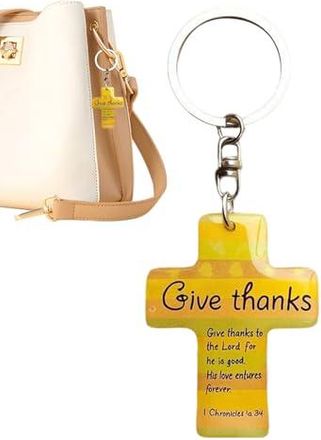 Generic Charm Sac Religieux,Pendentifs Porte-cl&eacute;s Scripture Chr&eacute;tien Religieux pour Hommes Femmes Pri&egrave;re Pasteurs P&acirc;ques No&euml;l Bapt&ecirc;me &Eacute;glise &Eacute;cole Voyage Cade