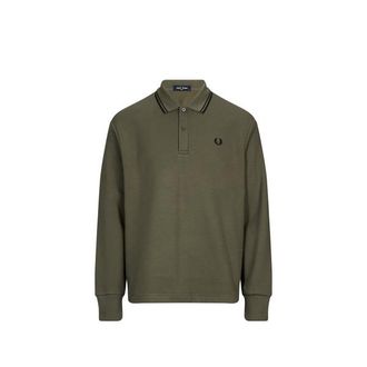 Fred Perry Polo droit uni manches longues