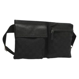 Gucci Pre-owned Canvas crossbody-taschen - - Pre-owned - Damen - Schwarzk - ONE SIZE