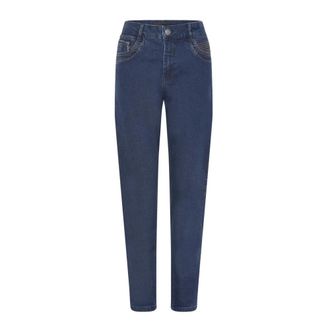 C.Ro Suzanne Hose mit Rei&szlig;verschluss-Detail - - Jeans - Damen - Blau - XL