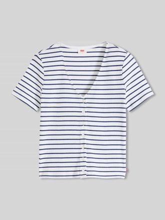 Levi's T-Shirt mit Knopfleiste