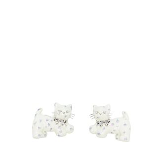 Yvmin Floral-print Cat Hair Clips