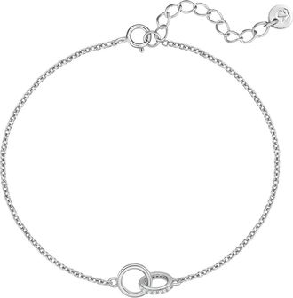 Glanzst&uuml;cke M&uuml;nchen Armband - Sterling Silber Armband - Gr. ONESIZE - in Silber - f&uuml;r Damen