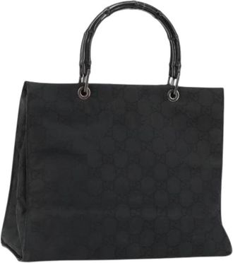 Gucci Pre-owned GG Canvas Tote Bag - - Pre-owned - Damen - Schwarzk - ONE SIZE