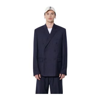 424 Zweireihiger Blazer - - Jackets - Herren - Blau - M