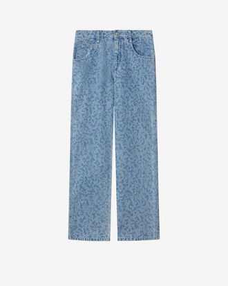 Isabel Marant Pantalon Brinsa - Femme - Bleu - Taille 34 - Marant &Eacute;toile