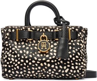 Tommy Hilfiger Handtasche American Icon Micro Tote Deer Le AW0AW18168 Schwarz