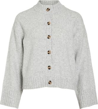Vila Vibibbi L/S O-Neck Knit Cardigan/Pb