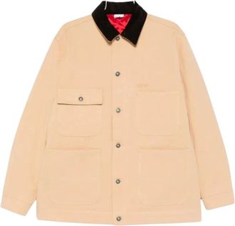 Sky High Farm SKY High Farm, Homme, Vestes, Beige, Taille: M Canvas Chore Coat