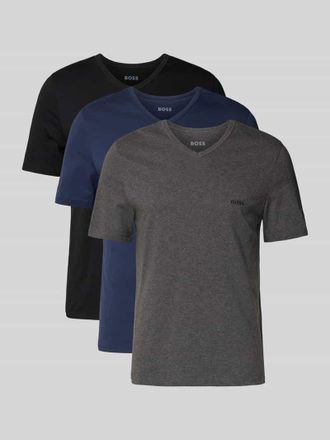 HUGO BOSS T-Shirt mit V-Ausschnitt im 3er-Pack Modell Classic