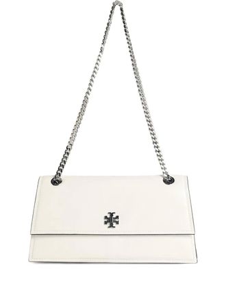 Tory Burch sac &agrave; bandouli&egrave;re Kira &agrave; bride en cha&icirc;ne - Blanc