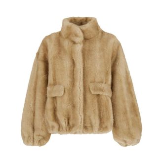 Apparis Bomber Iris - Femme - Vestes - Beige - Taille: 38 FR