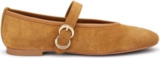 Frau Suede Ballerina - - Shoes - Damen - Braun - 40 EU