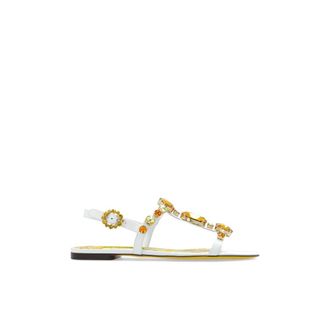 Dolce & Gabbana Bianca Sandalen - - Shoes - Damen - Mehrfarbig - 37 EU