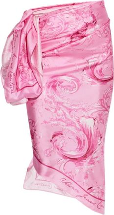 Versace Jeans Couture Femme, Accessoires, Rose, Taille: ONE Size Sarong Imprim&eacute;