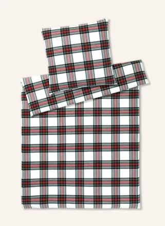 Elegante Elegante Bettw&auml;sche Westminster rot
