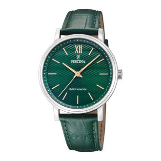 Festina unisex, Accessoires, Vert, Taille: ONE Size Solar Energy Watch