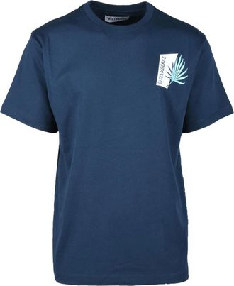 Dirk Bikkembergs Homme, Tops, Bleu, Taille: L T-Chemises