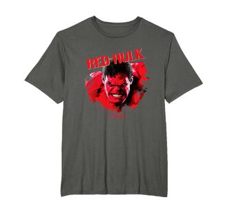 MARVEL Captain America: Brave New World Red Hulk Big Face T-Shirt
