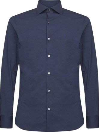 D4.0 Formal Shirts - - Shirts - Herren - Blau - 4XL