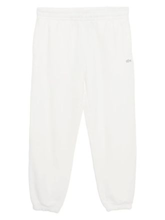 Lacoste pantalon à logo brodé - Blanc
