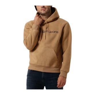 Calvin Klein Heavy Double Face Hoodie - - Sweatshirts & Hoodies - Herren - Braun - XS