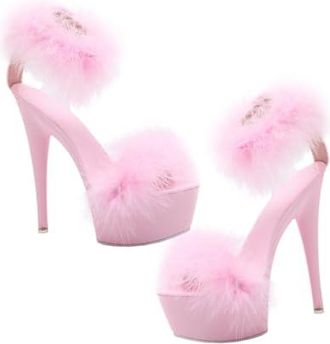 Minkissy Sandales à Talons pour Femmes Super Talons Fins Design Élégant et Sandales Mode Confortables pour Travail et Shopping Style Chic Couleur Aléatoire