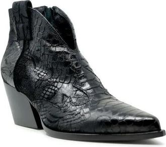 Elena Iachi Stiefel - E2004 Black Leather Isidoro Ankle Boots - Gr. 36 (EU) - in Schwarz - für Damen