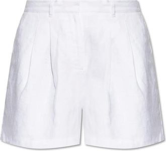 Possé Posse, Femme, Shorts, Blanc, Taille: 38 FR Linen Shorts