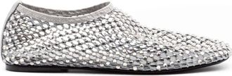 Strategia Femme, Chaussures, Gris, Taille: 37 EU Ballerines en Maille