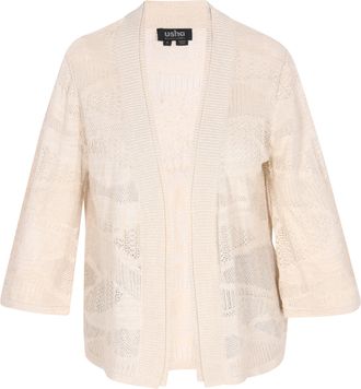 Usha Strickjacke Frauen cremefarben