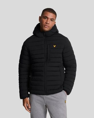 Lyle & Scott Sports Leichte Pufferjacke - Schwarz