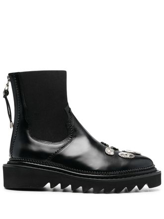 Toga Archives bottines à bout pointu - Noir