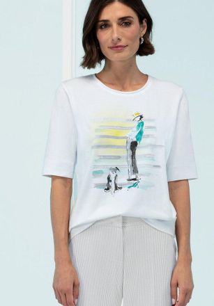 bianca Print-Shirt DINIA mit angesagtem Mode-Print