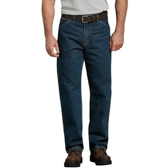Dickies Herren, Denim-Utility-Jeans, legere Passform, GET&Ouml;NTES HERITAGE-KHAKI, 32W / 32L
