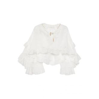Zimmermann Femme, Blouses et Chemises, Blanc, Taille: 38 FR Hauts