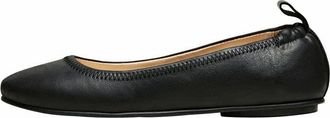Selected Selected femme Damen SLFEMMA Leather Ballerina B Ballerinas, Black, 38 EU
