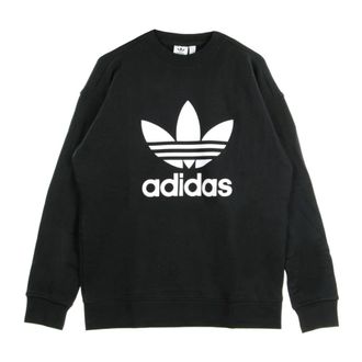 adidas Trefoil Crew Sweat - - Sport - Damen - Schwarzk - L