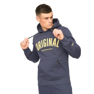 Crosshatch Kensby Kapuzenpullover f&uuml;r Herren (Marine)