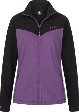 Rock Creek Damen Fleecejacke warm &Uuml;bergangsjacke Windbreaker Fleece Jacken Outdoorjacke Stehkragen Damenjacke Teddyfleece Sweatjacke Pullover D-501 Violett XXL
