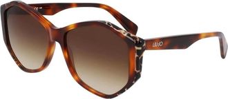 Liu Jo Femme, Accessoires, Brun, Taille: ONE Size Lunettes de soleil en ac&eacute;tate avec teinte