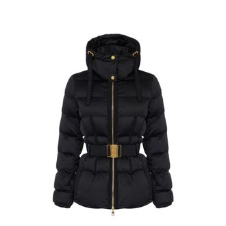 Elisabetta Franchi Doudoune en voile - Femme - Vestes - Noir - Taille: 44 FR