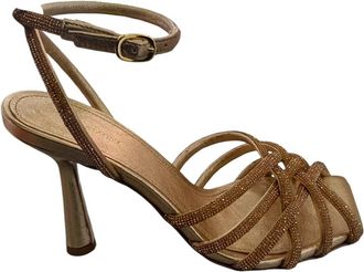 Aldo Castagna Femme, Chaussures, Brun, Taille: 41 EU Sandales &agrave; talons hauts