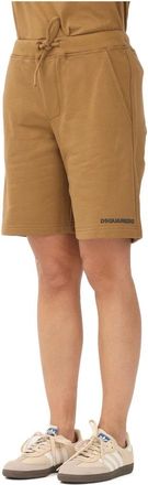 Dsquared2 Femme, Shorts, Brun, Taille: 38 FR Sportivo Shorts