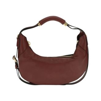 Moschino Sac port&eacute; &eacute;paule en cuir avec poign&eacute;e sup&eacute;rieure - Femme - Sacs - Rouge - Taille: ONE Size