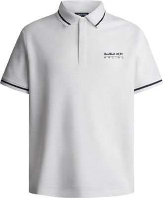 Pepe Jeans London Red Bull Racing X Pepe Jeans Herren Tipped Logo Polo Poloshirt, Wei&szlig; (Wei&szlig;), XXL