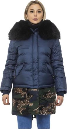 Mr & Mrs Italy Hybrid Daunenparka - - Coats - Damen - Blau - XS