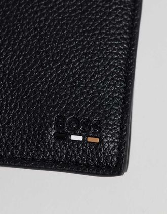Boss Orange by Hugo Boss Boss - Ray - Zweifach faltbare Brieftasche in Schwarz mit Markenlogo