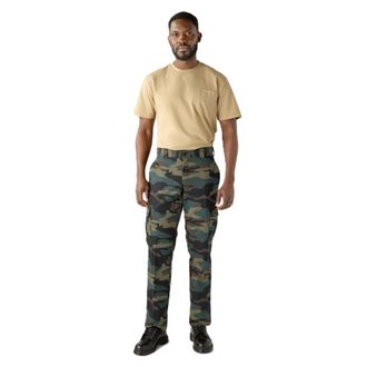 Dickies Herren Cargohose aus Normalem Geradem Stretch-Twill Arbeitshose, Hunter Green Camo V1, 38W / 34L